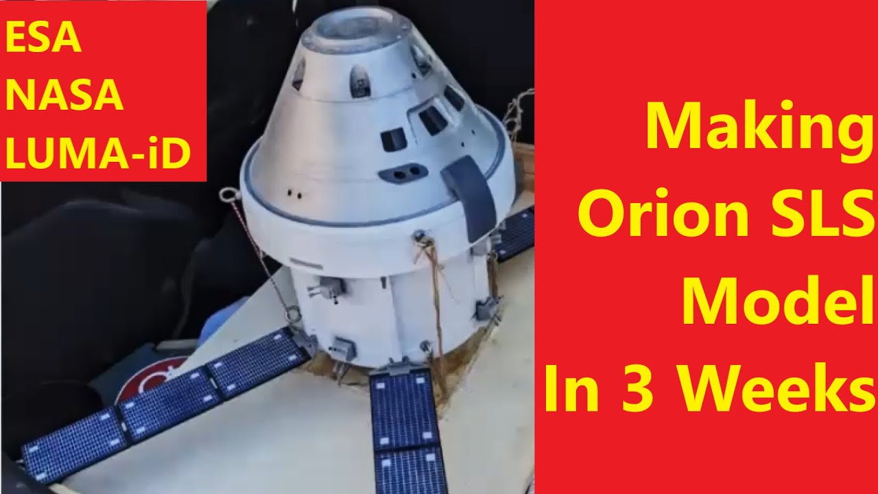 Modelling NASA Orion Space Launch System - YouTube
