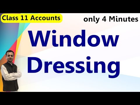 Window Dressing | Window Dressing in Hindi | Window Dressing Methods ...