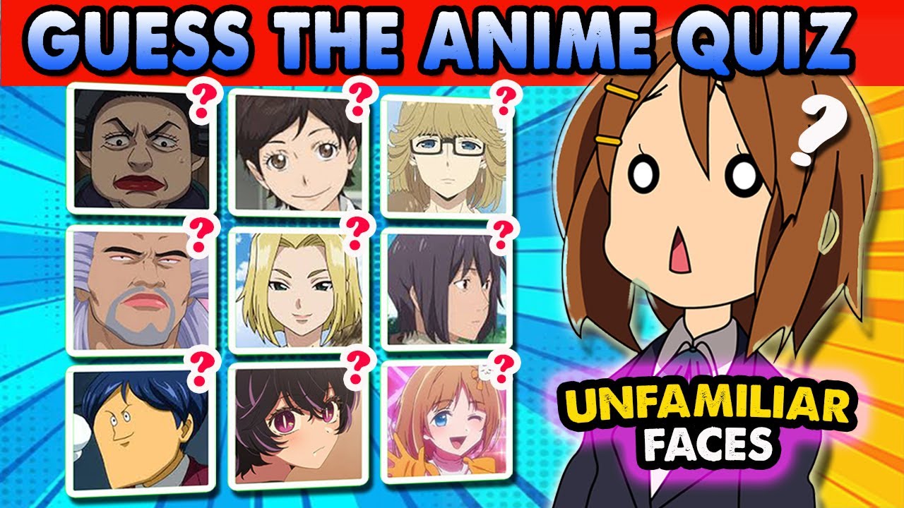 GUESS THE ANIME BY ITS UNFAMILIAR FACES. 🤯🧠Anime Quiz🎮 #animequiz - YouTube