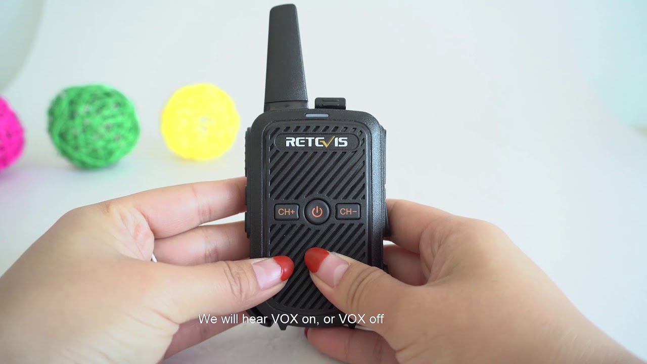 How to set Retevis RT15 VOX function? - YouTube