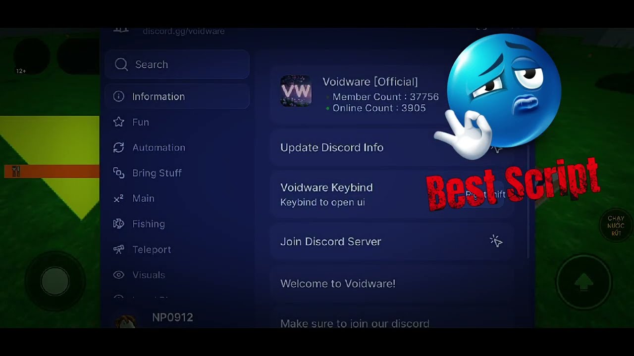 Script Voidware (99 night in the forest 🌳) - YouTube