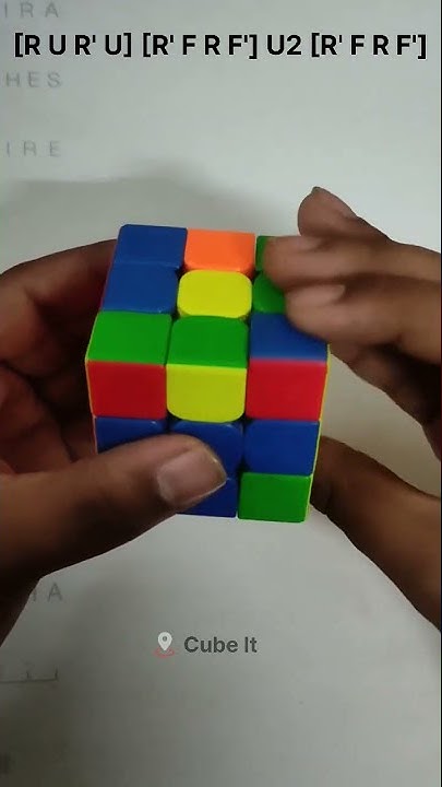 No Edges Correctly Oriented #5 (CFOP) OLL series || Rubik's Cube #shorts #cube - YouTube