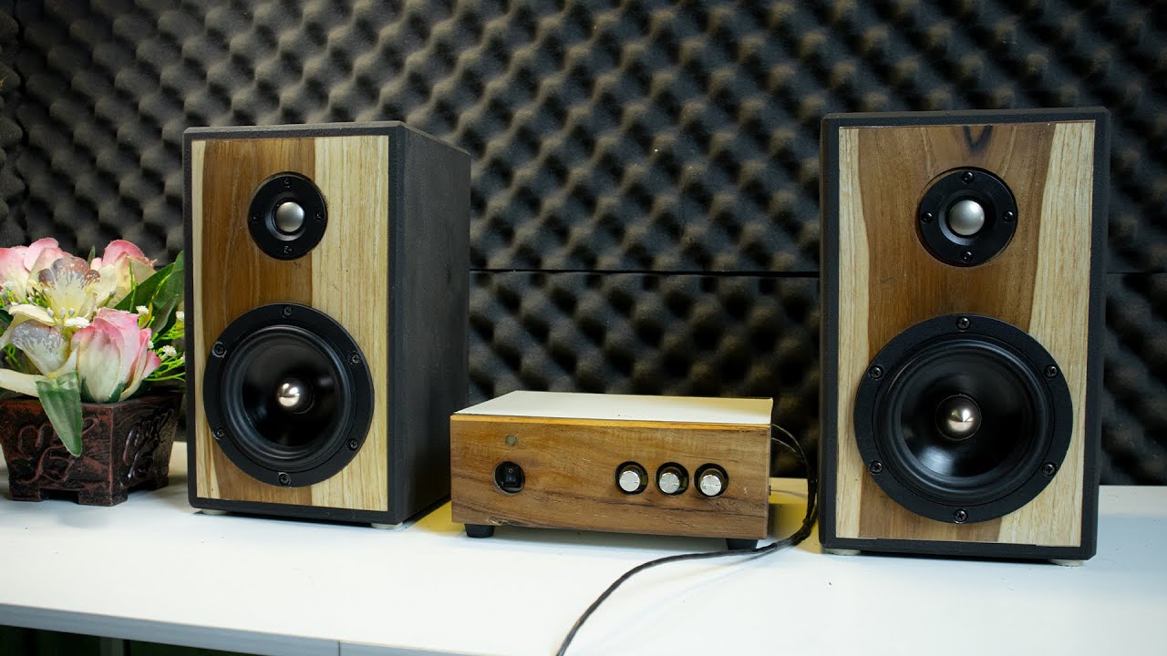 DIY 2 Way Bookshelf Speaker #diy #speaker #bookshelftspeaker - YouTube