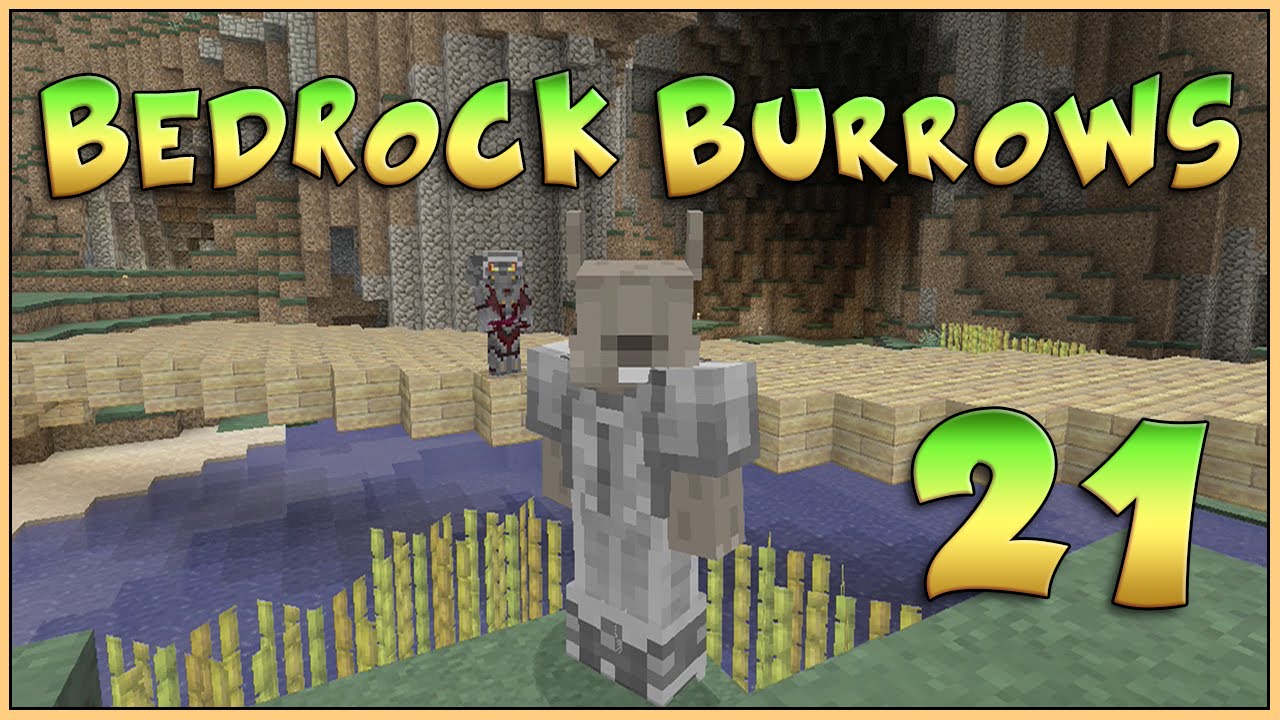 Minecraft Xbox - Bedrock Burrows - Building Bridges [21] - YouTube