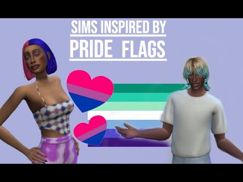 Making Sims Inspired by Pride Flags part 2 - YouTube