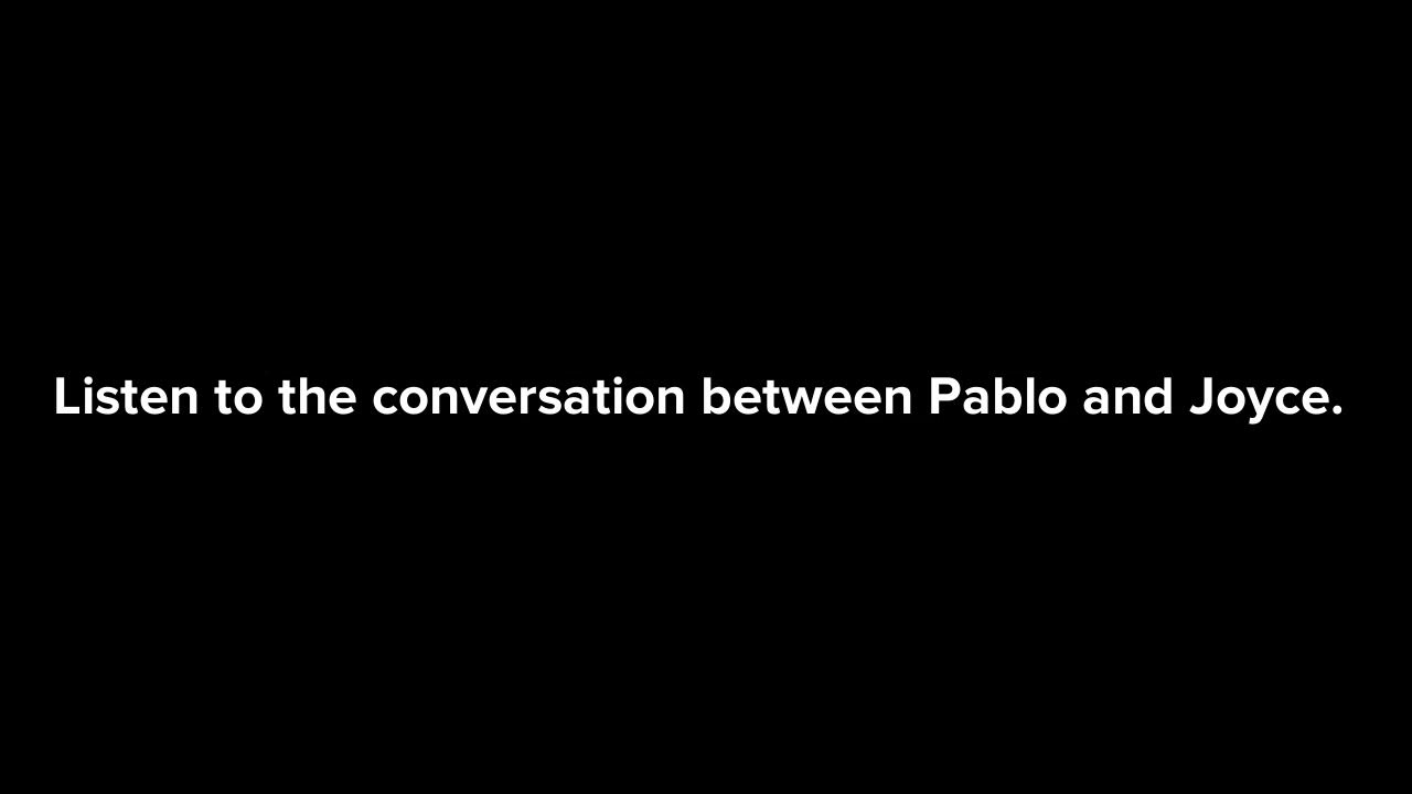 Pablo and Joyce - Speaking Activity page 61 - YouTube
