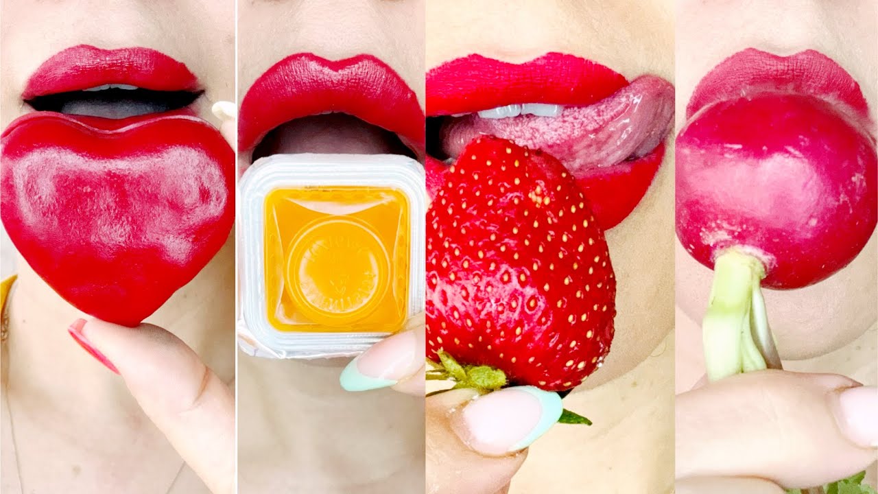 ASMR SATISFYING RELAXING SOUNDS 🍓 ️ - YouTube