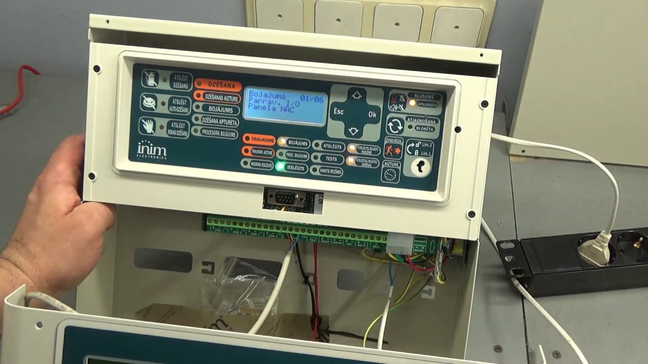 Настройка повторительной панели SmartLine Inim (remote control panel ...