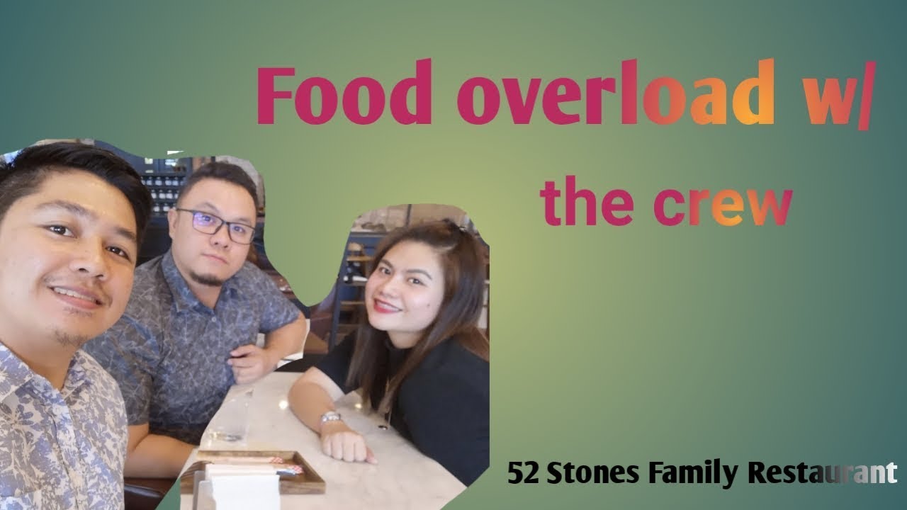 Must try Restaurant in Angeles | 52 Stone Family Restaurant - YouTube