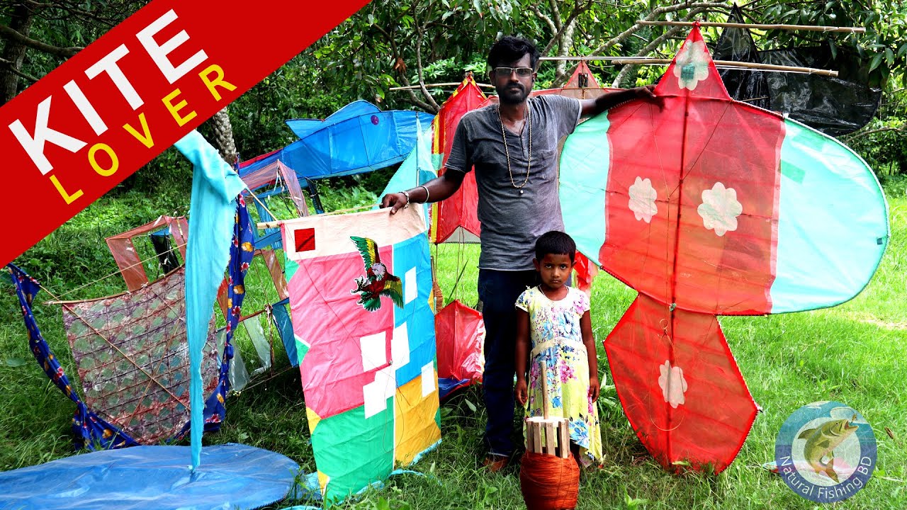 চাটমোহরে ঘুড়ি প্রেমিক মনিরের হিট কালেকশন | Kite Lover | Best Kite ...