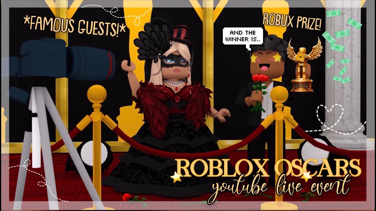 The Official ROBLOX OSCAR AWARDS! *FAMOUS CREATORS, ROBUX PRIZES!* LIVE ...