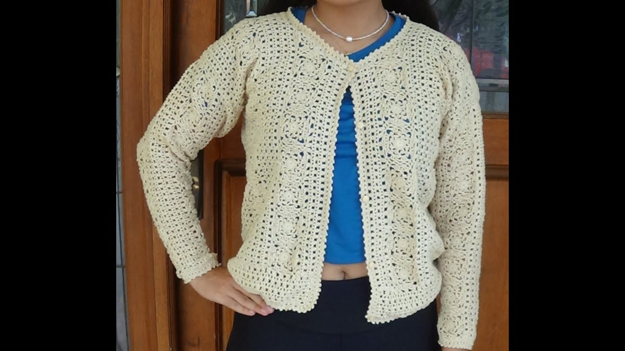 Suéter/Sweater paso a paso a crochet video 3 - YouTube