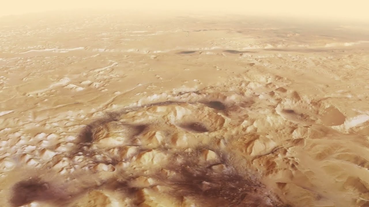 Unseen Aerial View of Mars! - YouTube