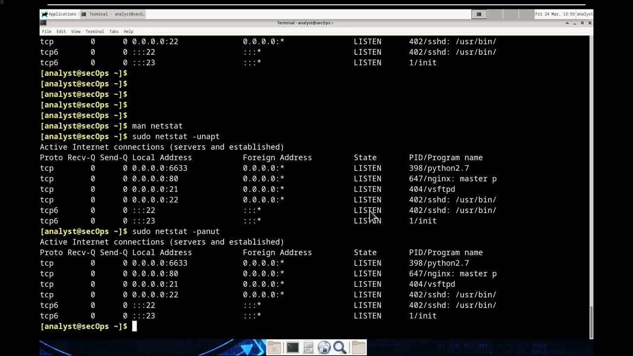 Cisco - CyberOps Associate - 4.3.4 Lab - Linux Servers - YouTube