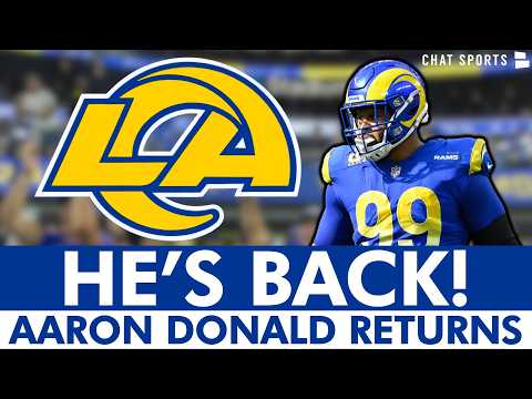 🚨🚨BREAKING NEWS: Aaron Donald UNRETIRES To Join The Los Angeles Rams For The 2026 NFL Season
