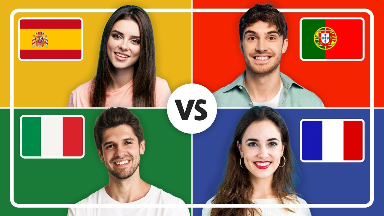 Spanish vs. Italian vs. French vs. Portuguese | Comparing Romance ...