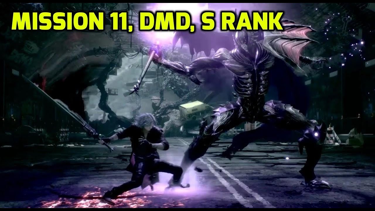 Devil May Cry 5, Mission 11 DMD S rank - YouTube