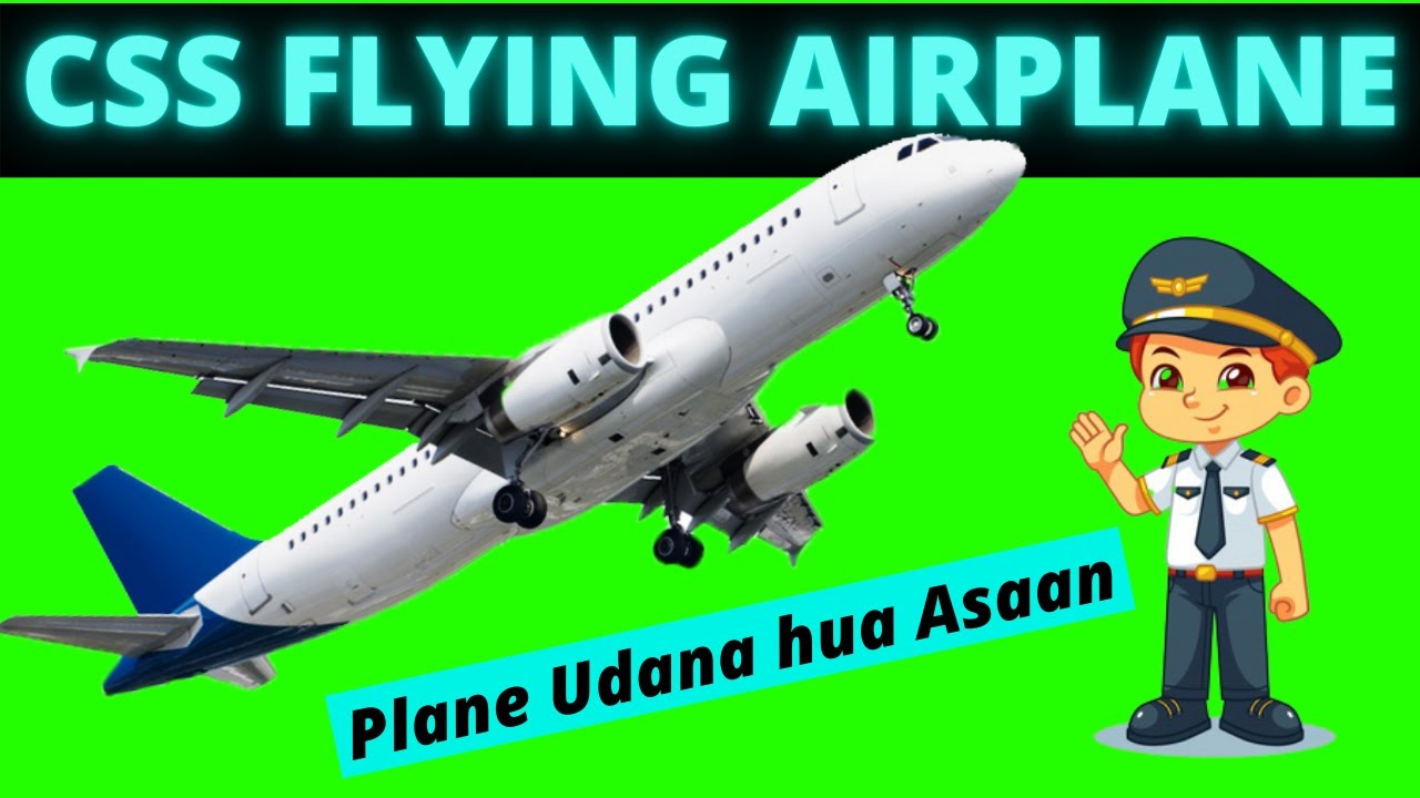 Create An Airplane Takeoff Animation With Css Youtube