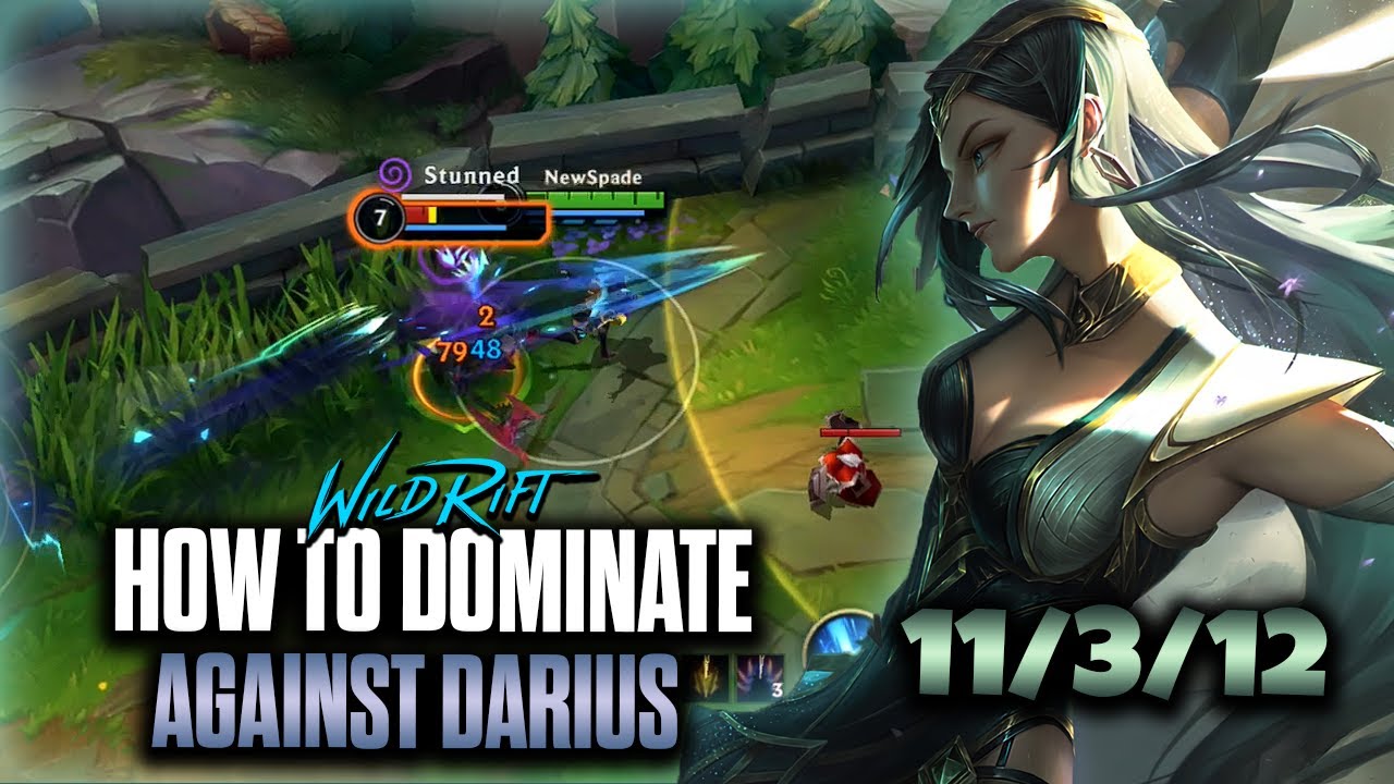 Irelia BR Lane Wild Rift | How to Dominate Against Darius - YouTube