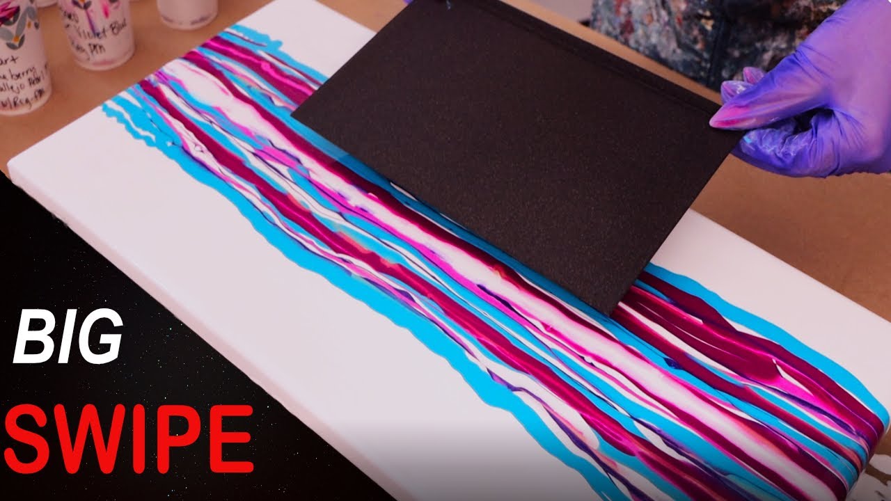 BIG SWIPE Painting TOOL | Abstract SWILT #SHORTS - YouTube