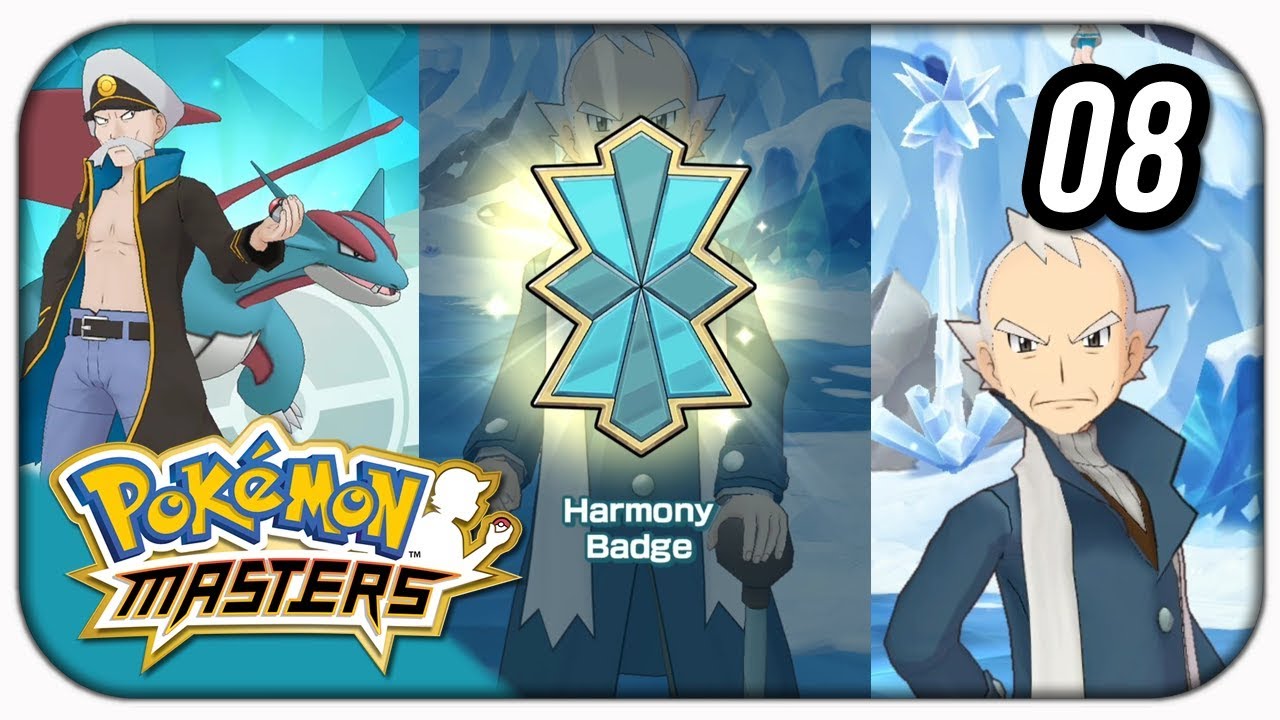 Gameplay Pokémon Masters! Capítulo 8, Pryce do GELO e Quarta Insígnea ...