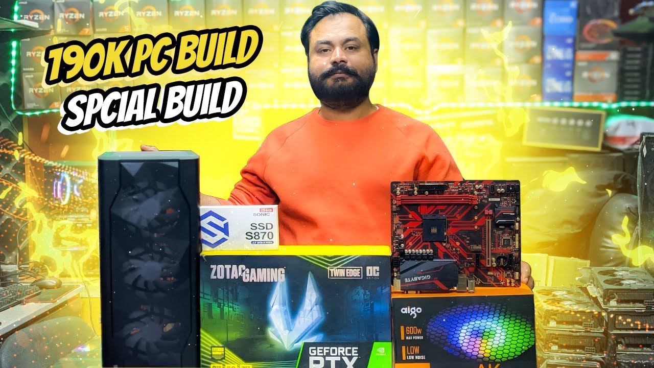 190K Budget Gaming PC Build in Pakistan | Ryzen 5 & RTX 3070 - YouTube