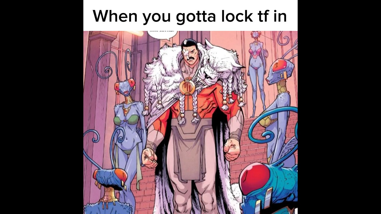 Thragg Invincible comics edit | thragg “lock tf in” edit #edit # ...