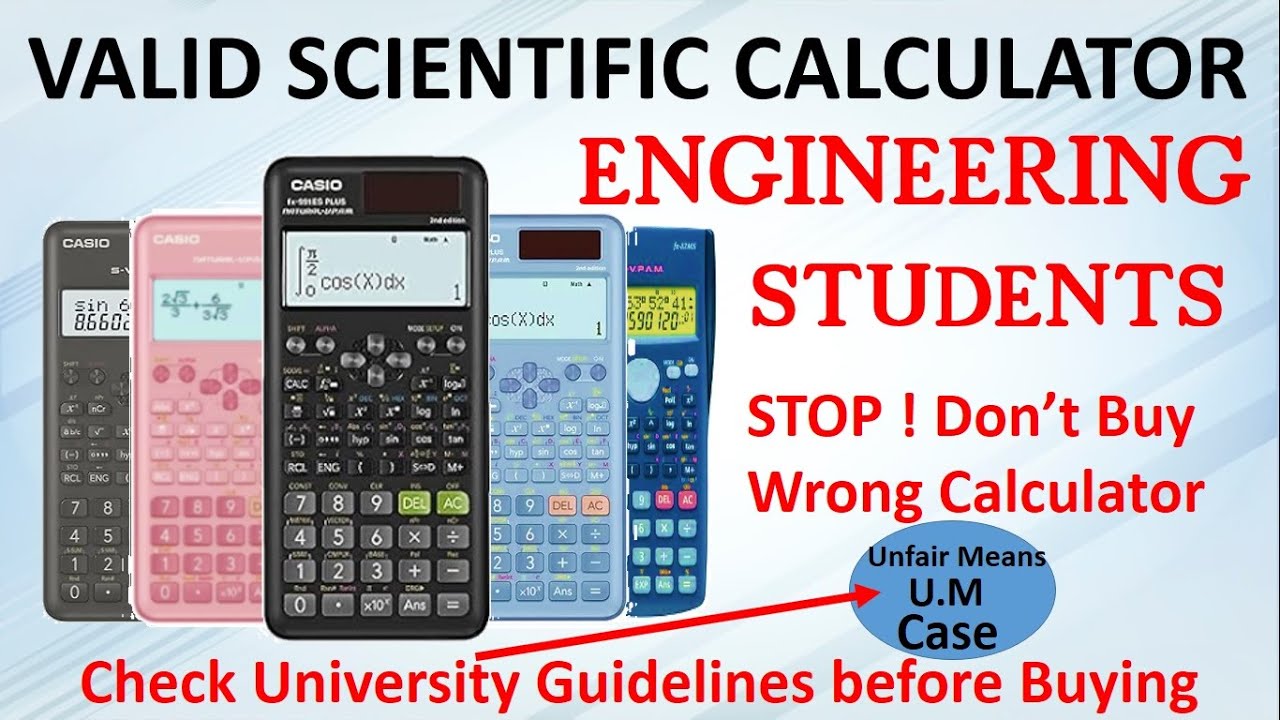 BEST & VALID SCIENTIFIC CALCULATOR For ENGINEERING STUDENTS ...