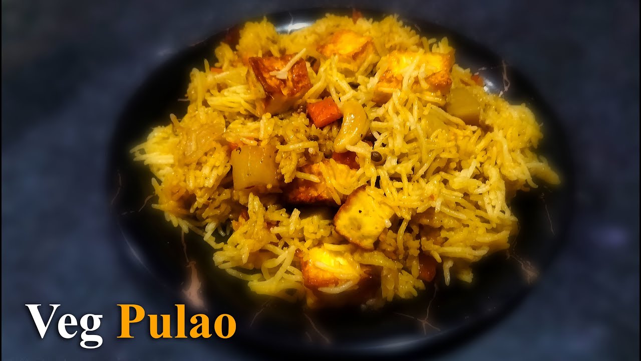 Veg Pulao Recipe| Homemade | Quick And Easy Recipe | Shakahari Prasad ...
