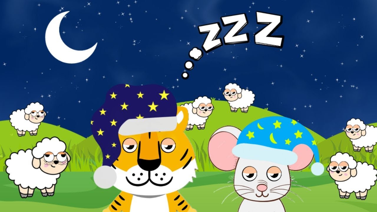 Contando Ovejas para Dormir 🐑 | 1 Hora de Música Relajante para Niños 🐯 ...