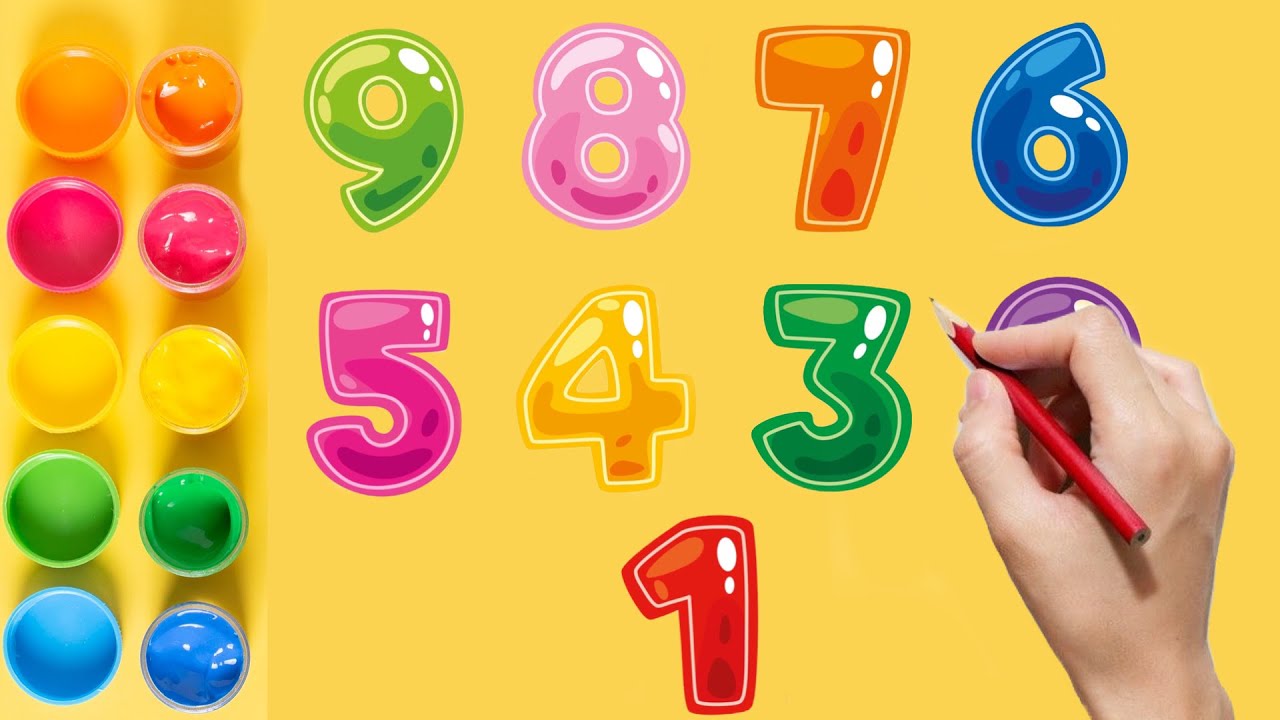 Counting 1-9 | 123 | 123 Songs | Phonics Songs 123 | Numbers | Learn ...