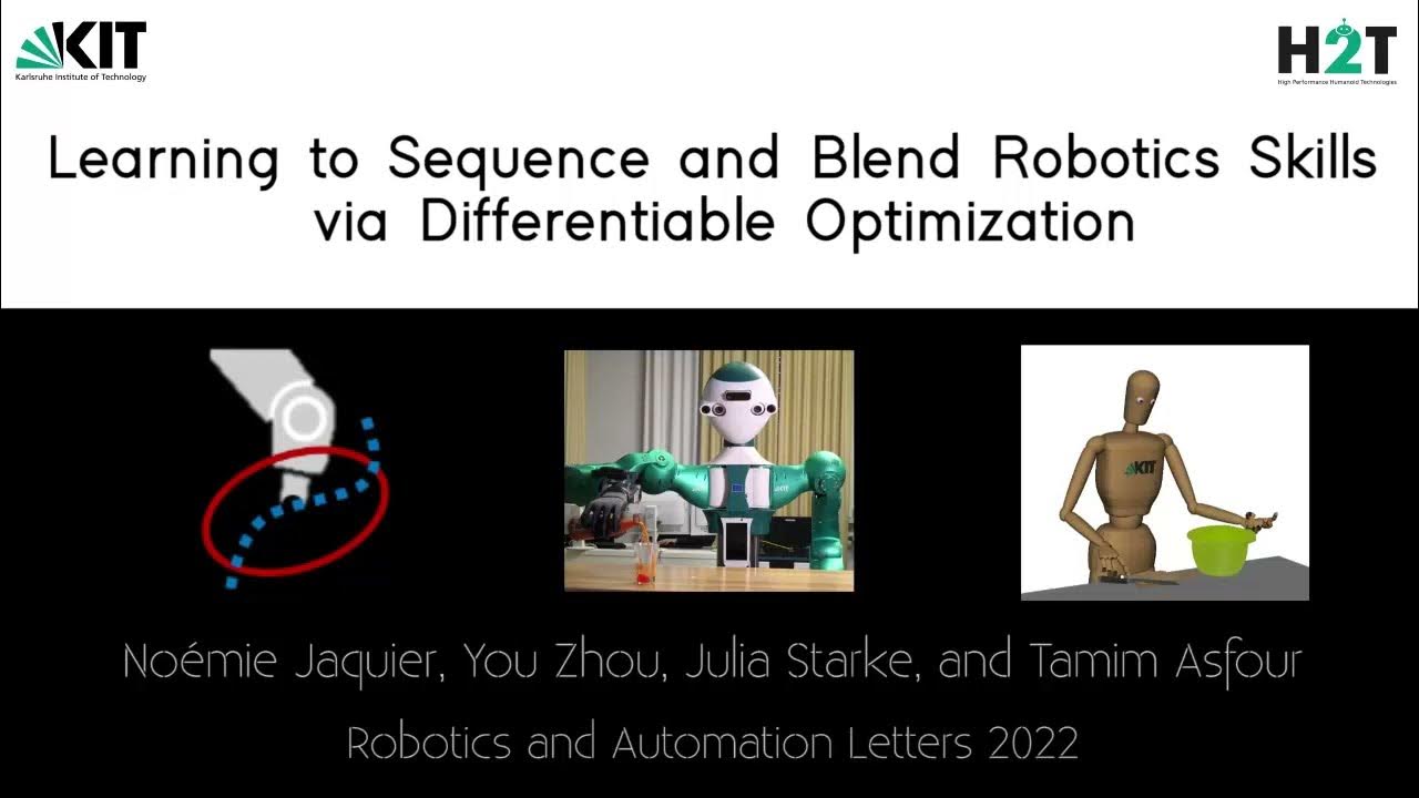 Learning to Sequence and Blend Robot Skills via Differentiable Optimization - YouTube
