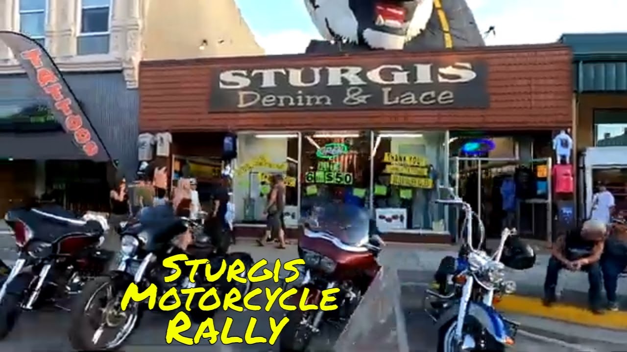 Last Ride Leaving Main Street Sturgis during Sturgis Motorcycle Rally ...