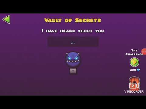 Geometry dash vault of secret codes - YouTube