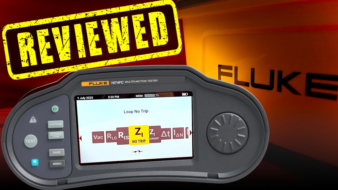Reviewed: Fluke 1674—Test Electrical Installations Fast - YouTube