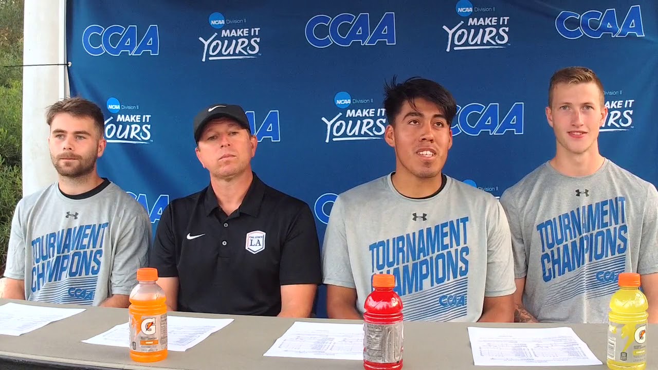 2018 CCAA Men's Soccer Tournament Finals - Cal State LA - YouTube