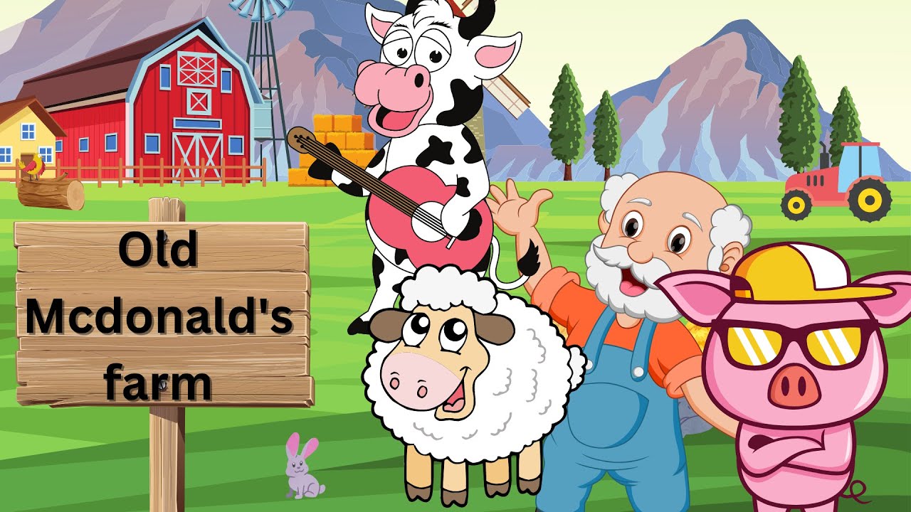 Old Mcdonald had a farm | poem for children | nursery rhymes for ...