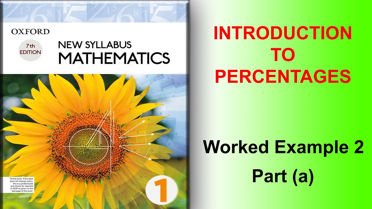 Chapter 8 | Worked Example 2 | Part (a) - YouTube