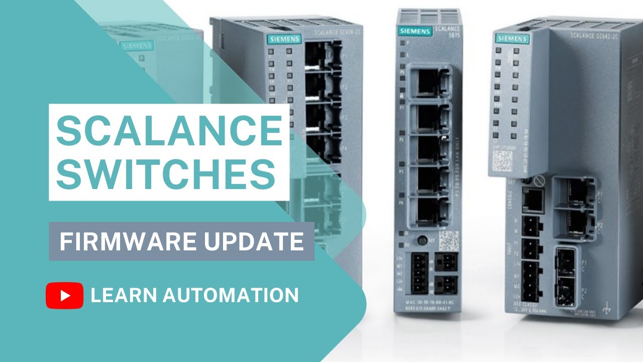 Siemens Scalance Switches Firmware Update Industrial Networks Youtube