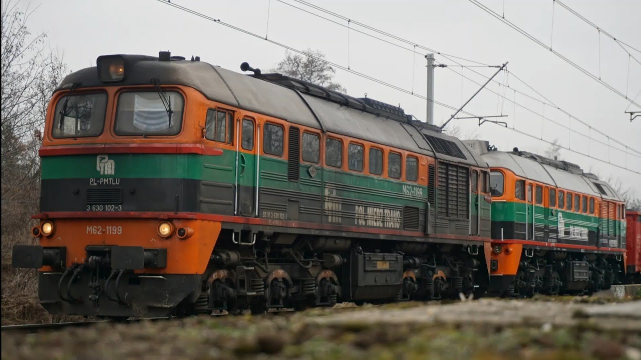 11,02.2022 Wrocław Nowy Dwór - Lokomotywa M62-1199 i M62-0161 z ...