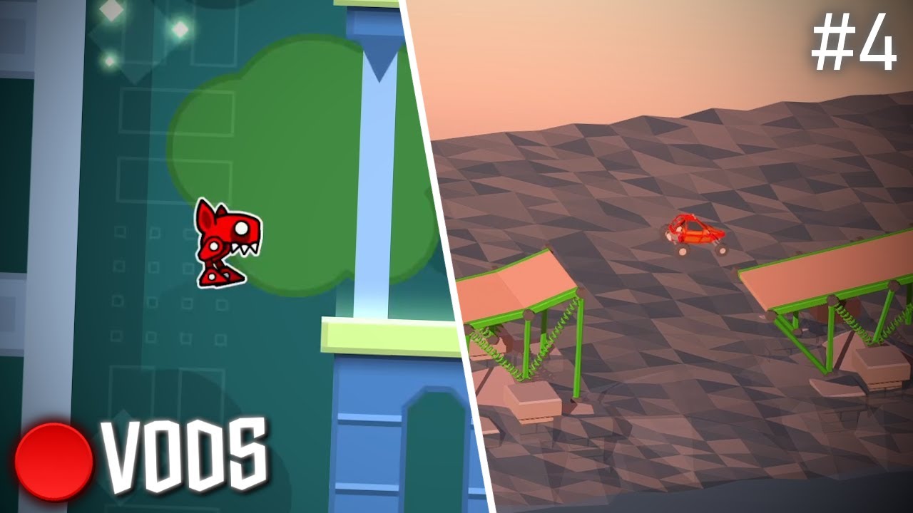 Grinding Stars and Building Bridges (Geometry Dash and Poly Bridge 2 ...