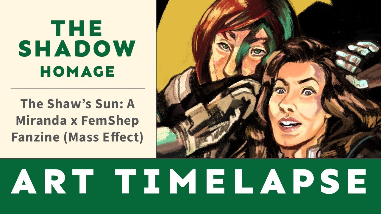 The Shadow Homage (from The Shaw’s Sun: A Miranda x FemShep Zine #1 ...