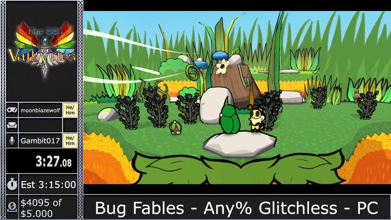 Speedrun Ragnarok 2020: Bug Fables - Any% Glitchless by moonblazewolf - YouTube