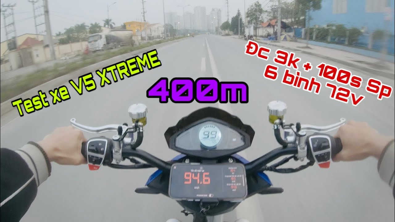 Test Xe của Sơn Sơn Đc 3kV4 + 100s sp 6 bình || Xe Điện Độ - YouTube