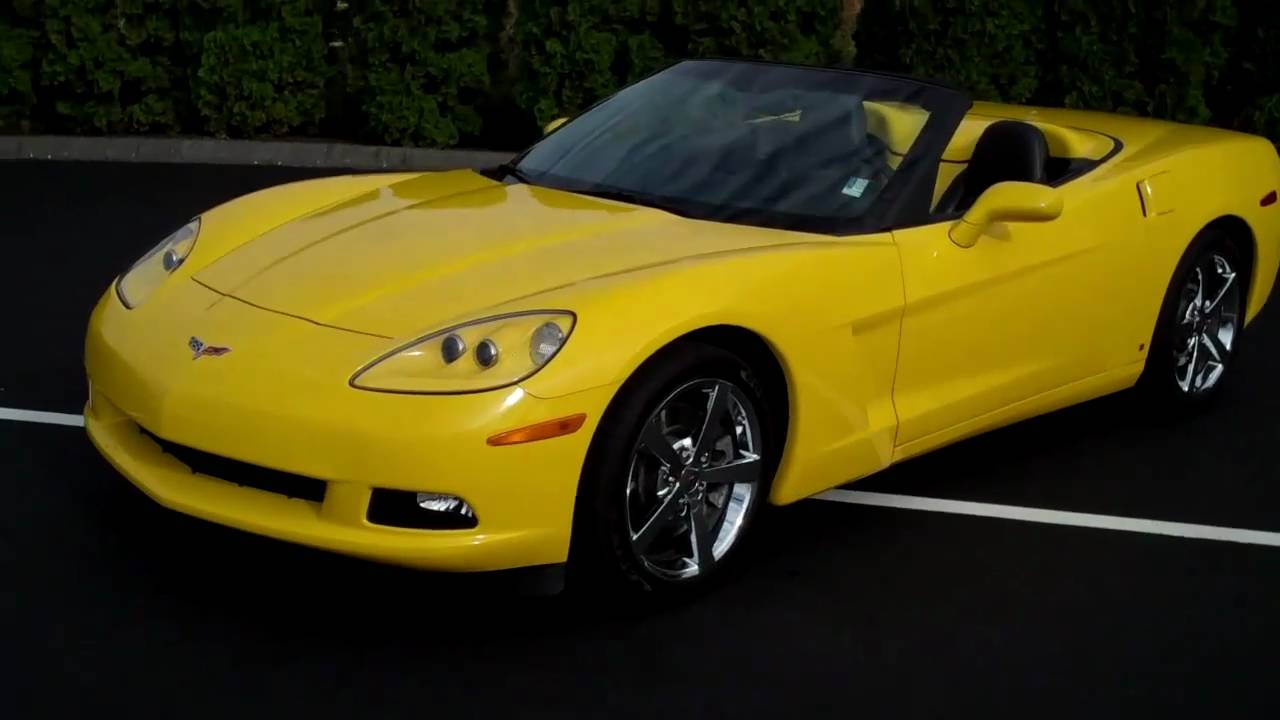 2009 Chevrolet Corvette Convertible Yellow - Art Gamblin Motors - Tim ...