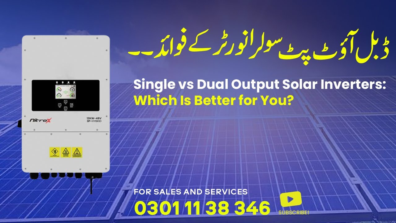Single vs Double Output Solar Inverters Which Is Better for You ...