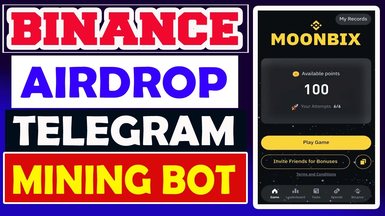 MOONBIX Mining Airdrop by BINANCE | Verified Airdrop - Don't Miss - YouTube