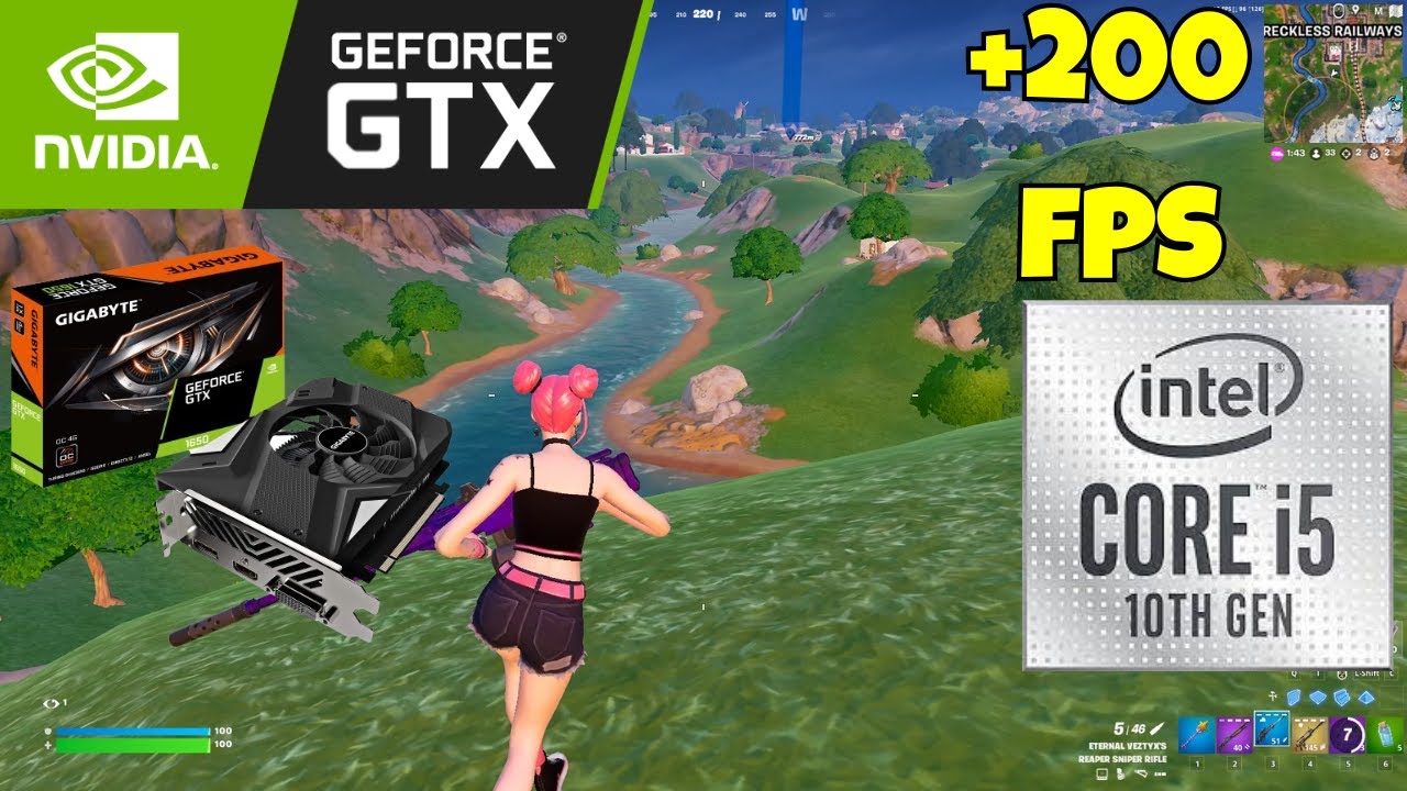 Battle Royale FPS Test I GTX 1650 + Intel i5 10400F I Chapter 5 Season ...