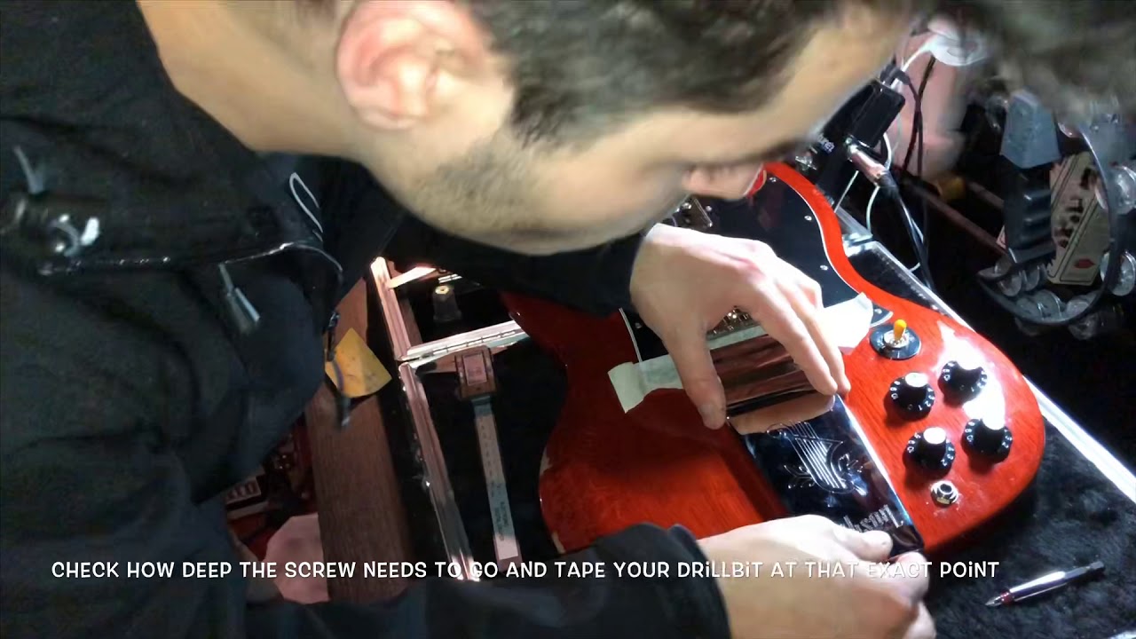 How to install a Maestro Vibrola on a Gibson SG - YouTube