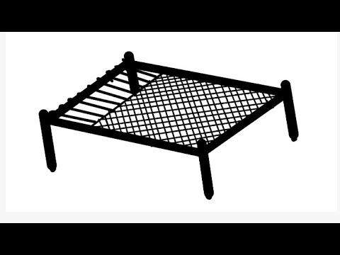 khatiya banana sikhe//khatiya ka drawing//khatiya drawing/char pai ...